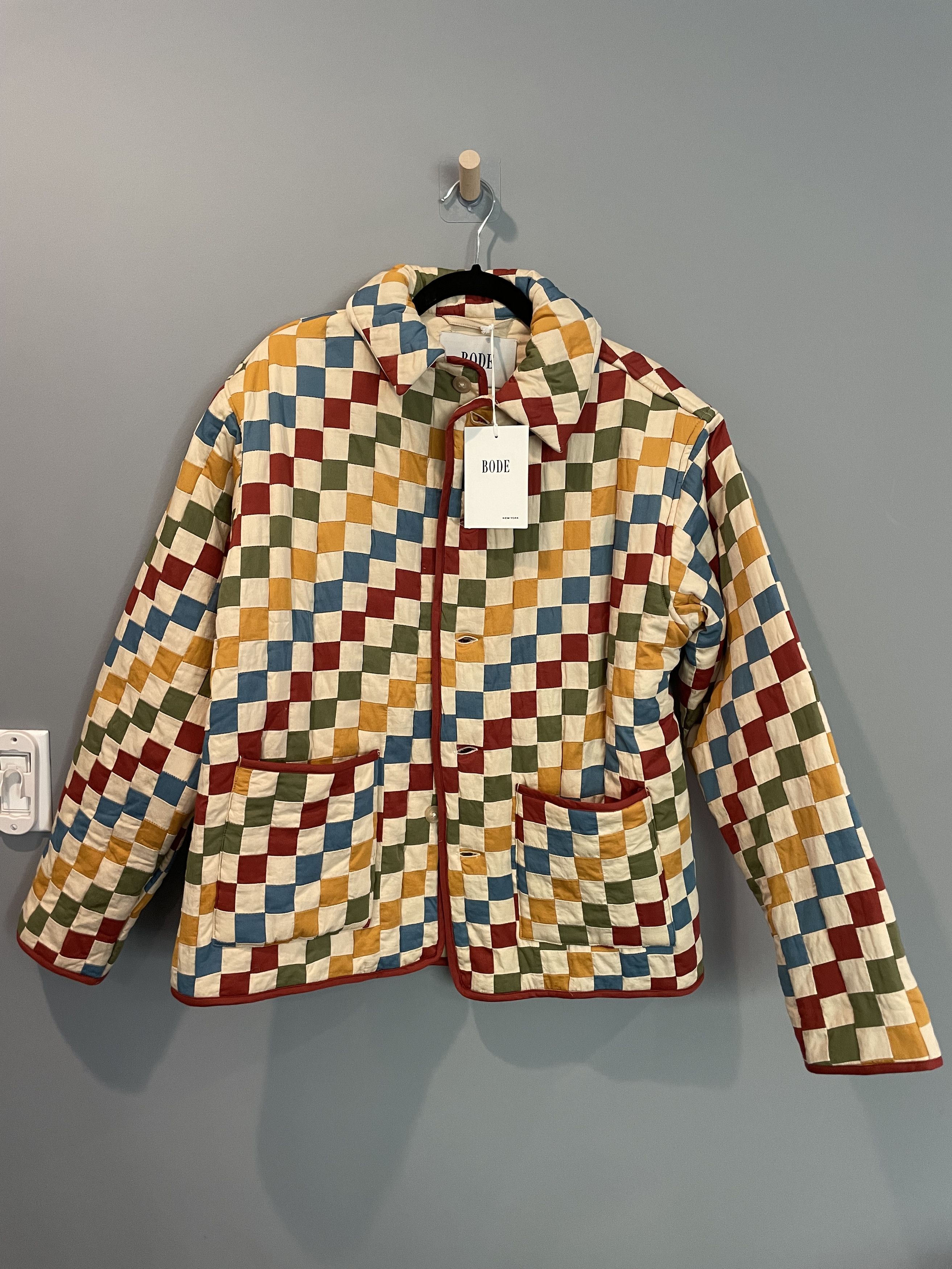Bode Stamp Quilt Jacket (Medium/Large) | Grailed