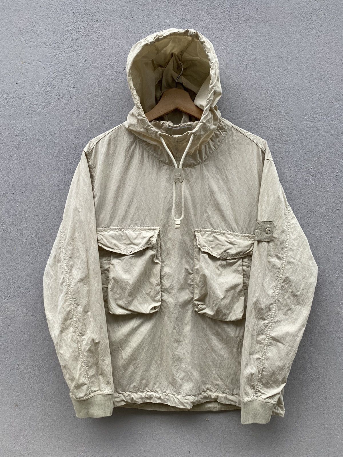 Stone Island 💥Grail💥STONE ISLAND “GHOST SMOCK” Hooded Liam Gallagher ...