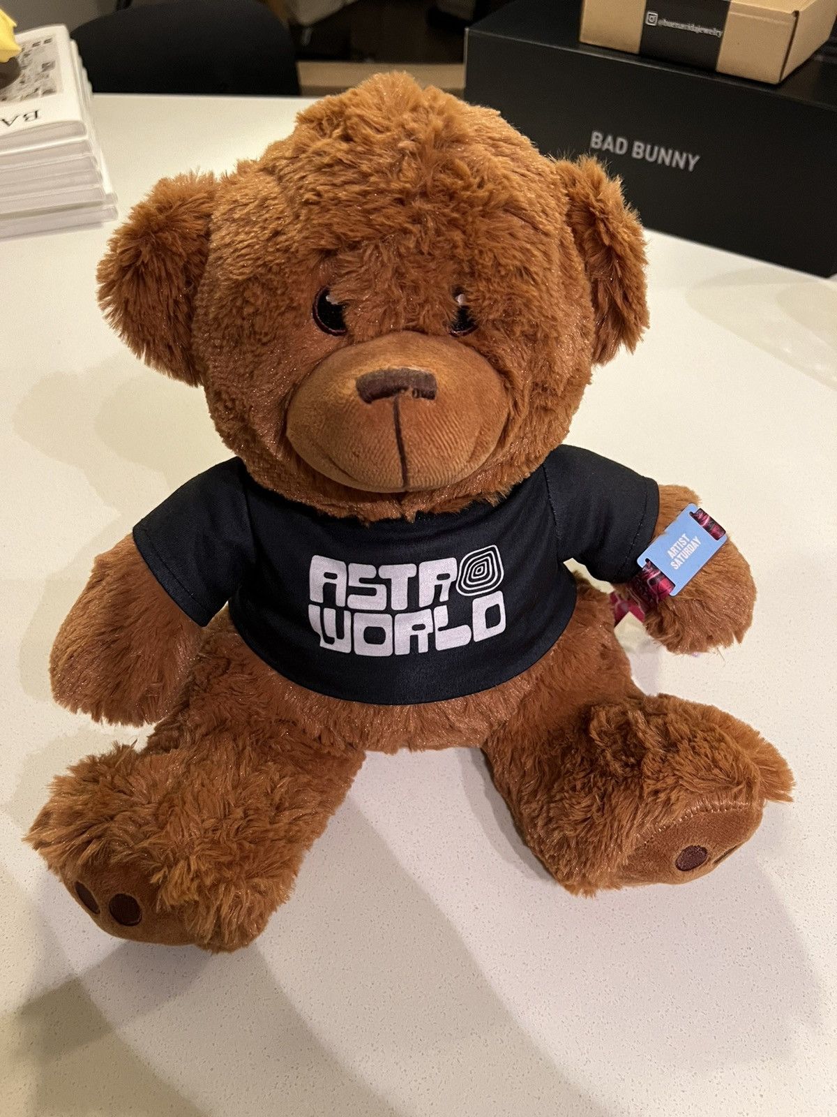 Travis Scott Travis Scott Astroworld Bear with Artist band | Grailed