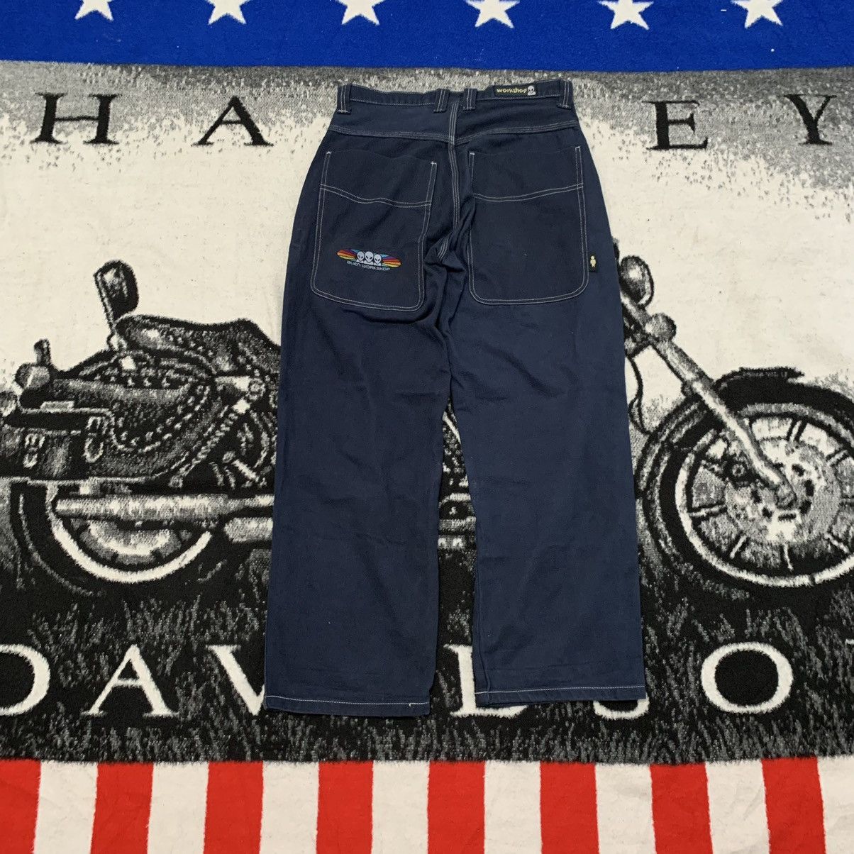 Vintage Vintage Alien Workshop Spectrum Long Pocket Baggy Pants Y2k ...