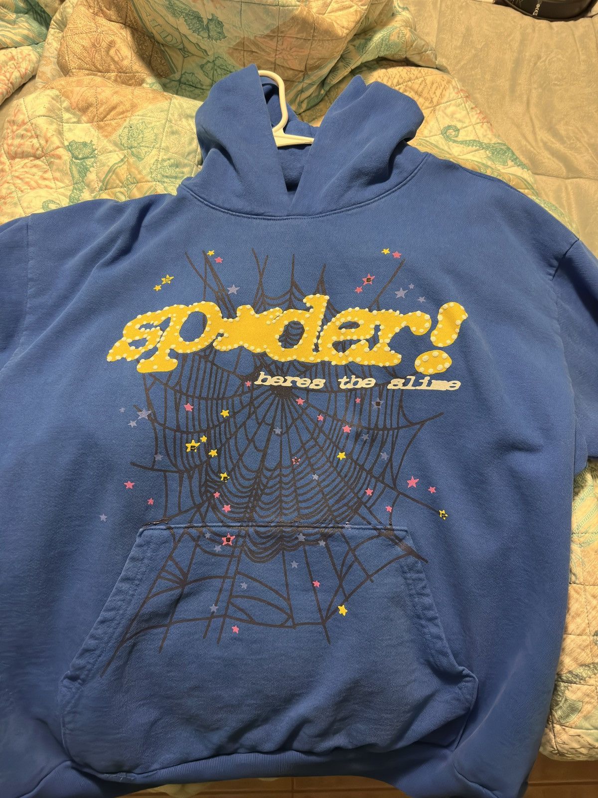 Spider Worldwide Spider Worldwide Blue Tc Hoodie | Grailed