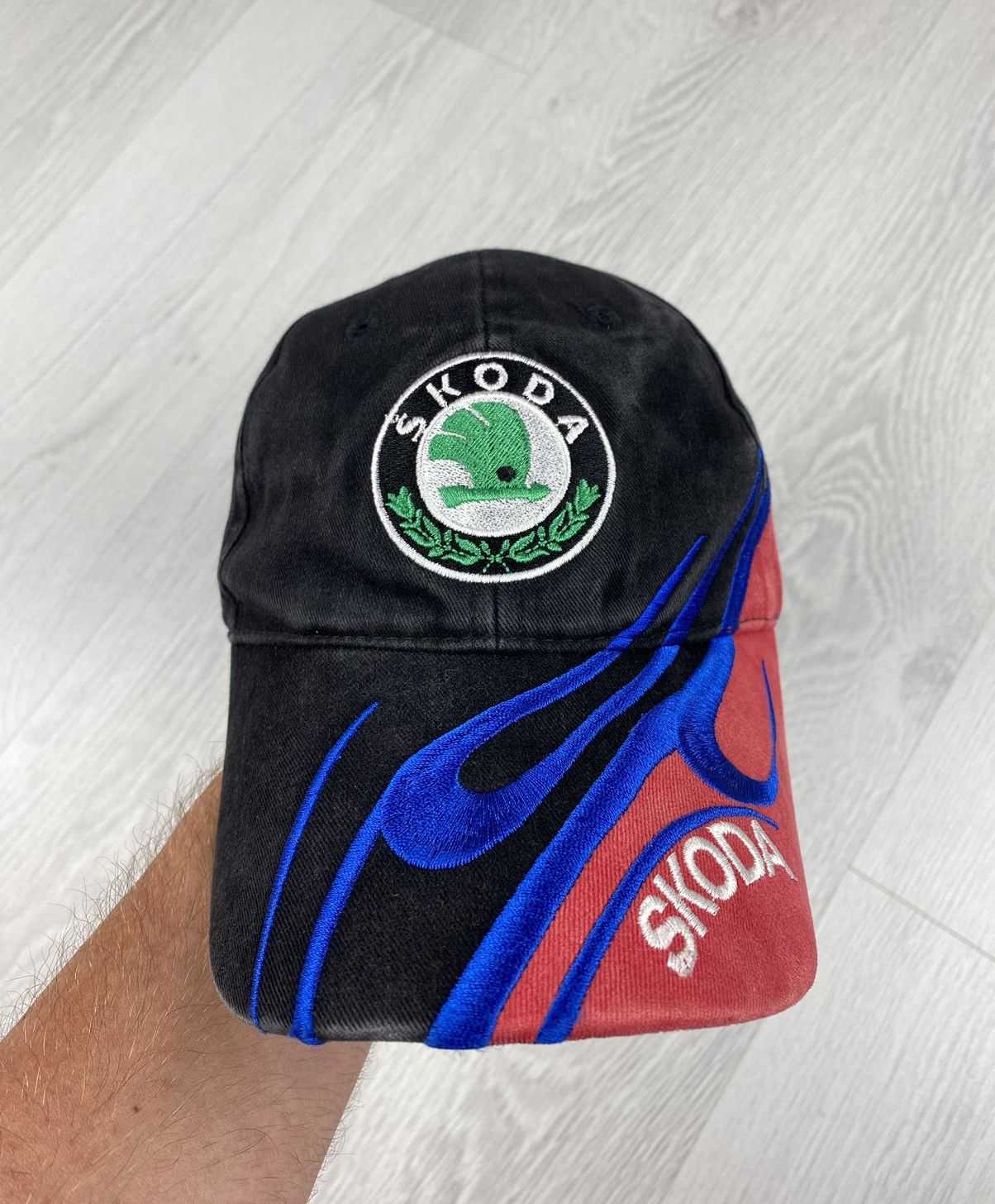 NASCAR × Vintage Vintage Skoda Racing Cap Hat BMW Honda Jaguar Mercedes ...