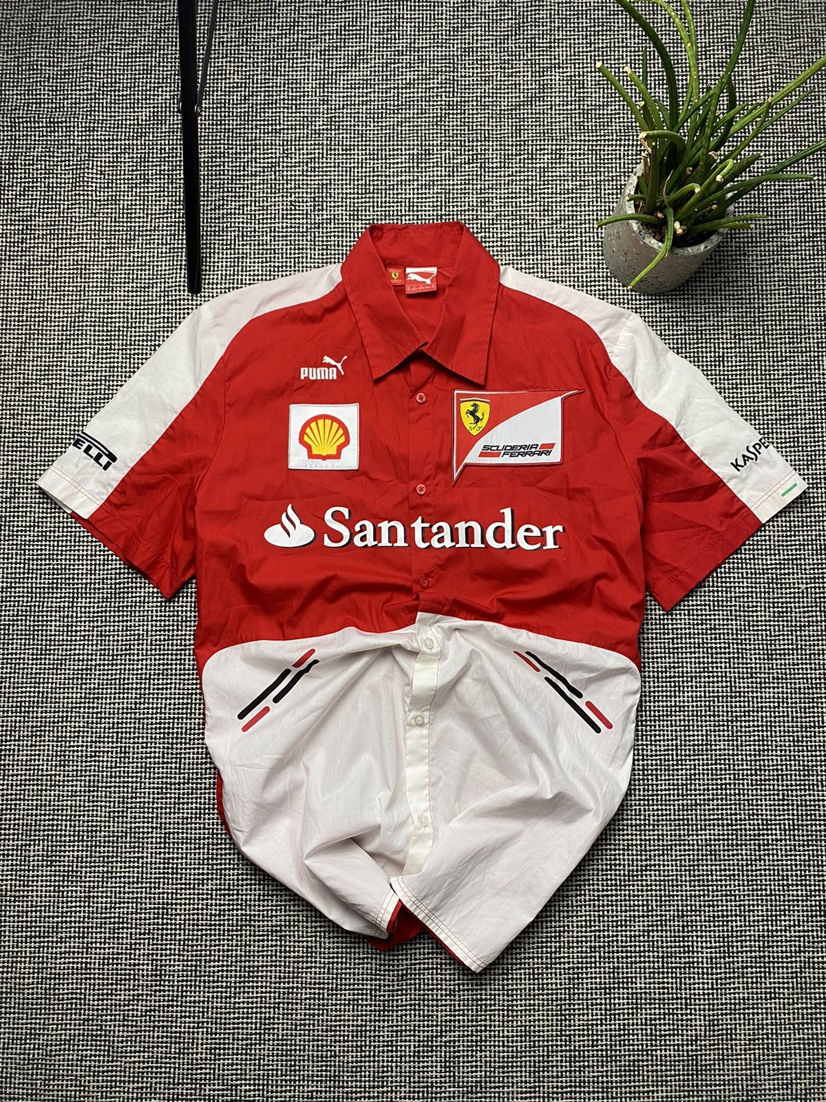 Puma Puma Ferrari shirts button up y2k | Grailed
