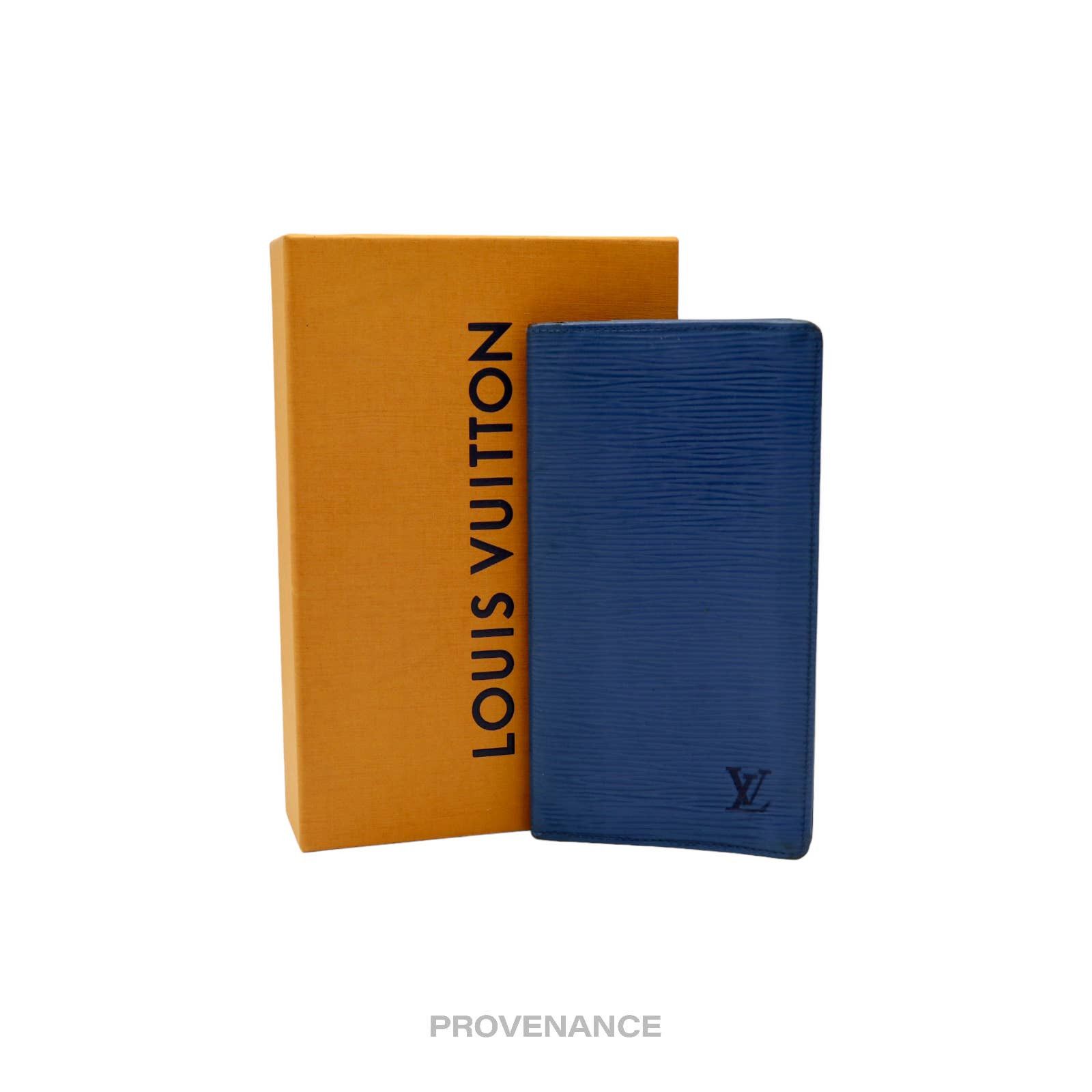 Louis Vuitton 🔴 Louis Vuitton Long Wallet - Toledo Blue Epi Leather ...