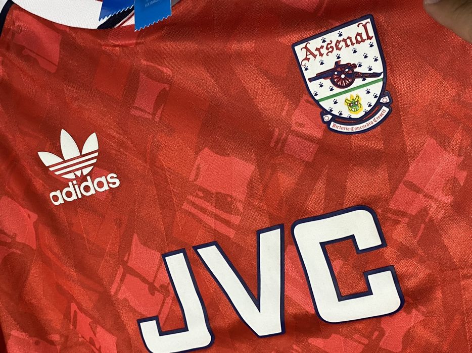 Adidas 1992 Vintage Arsenal Adidas Soccer Jersey Retro Football | Grailed