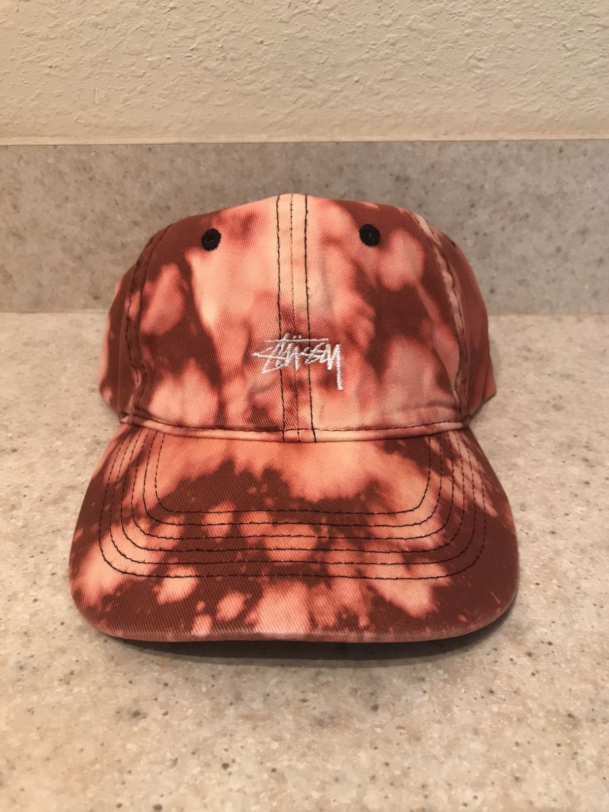 Hat × Strapback × Stussy Stussy Strap-back bleached Hat | Grailed