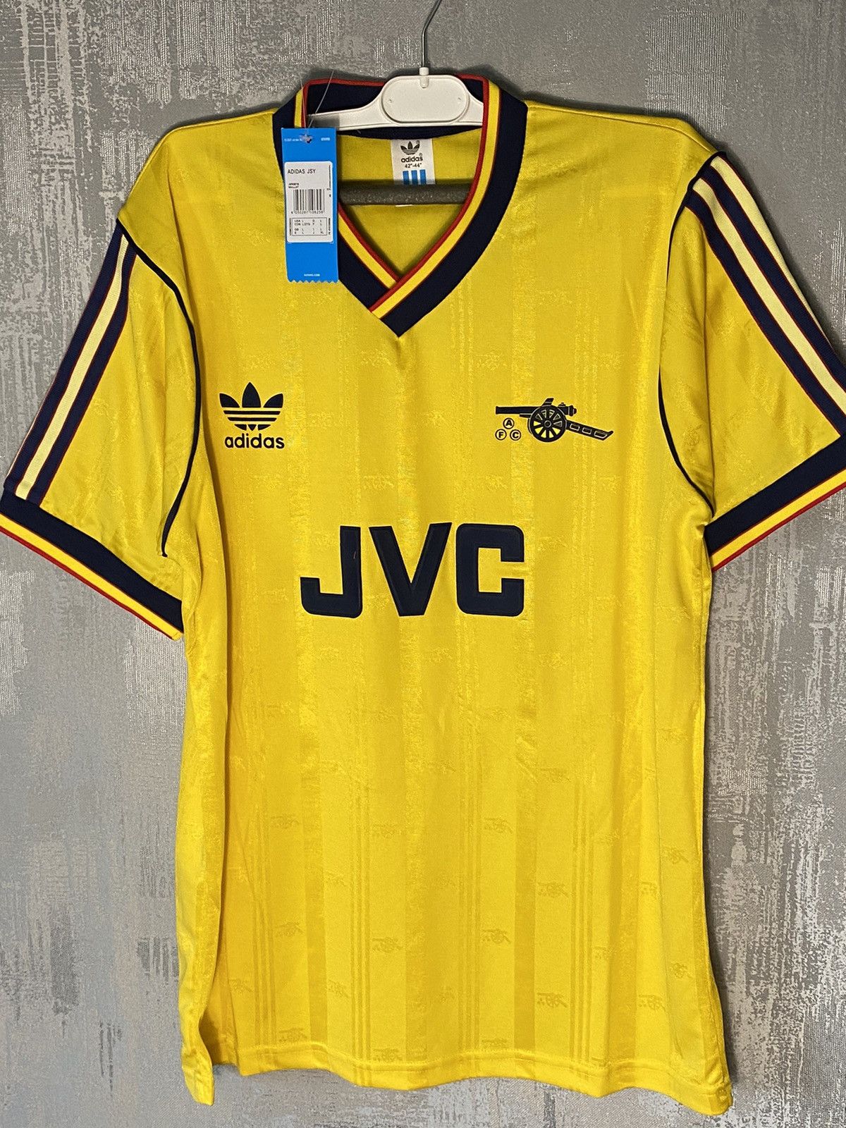 Adidas 1986 Vintage Arsenal Adidas Football Soccer Jersey JVC | Grailed