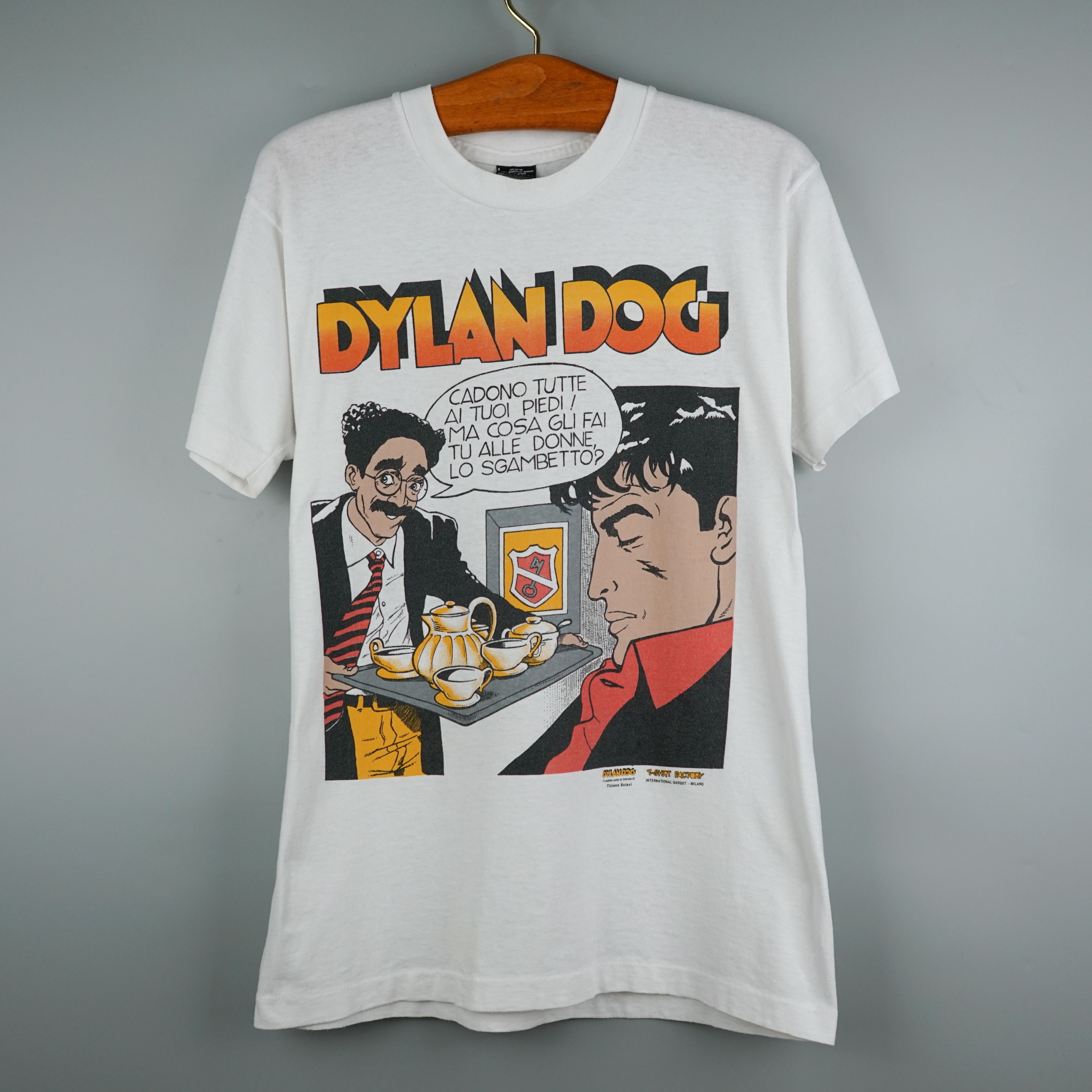 Vintage vintage Dylan Dog 1992 t shirt Single Stitch | Grailed
