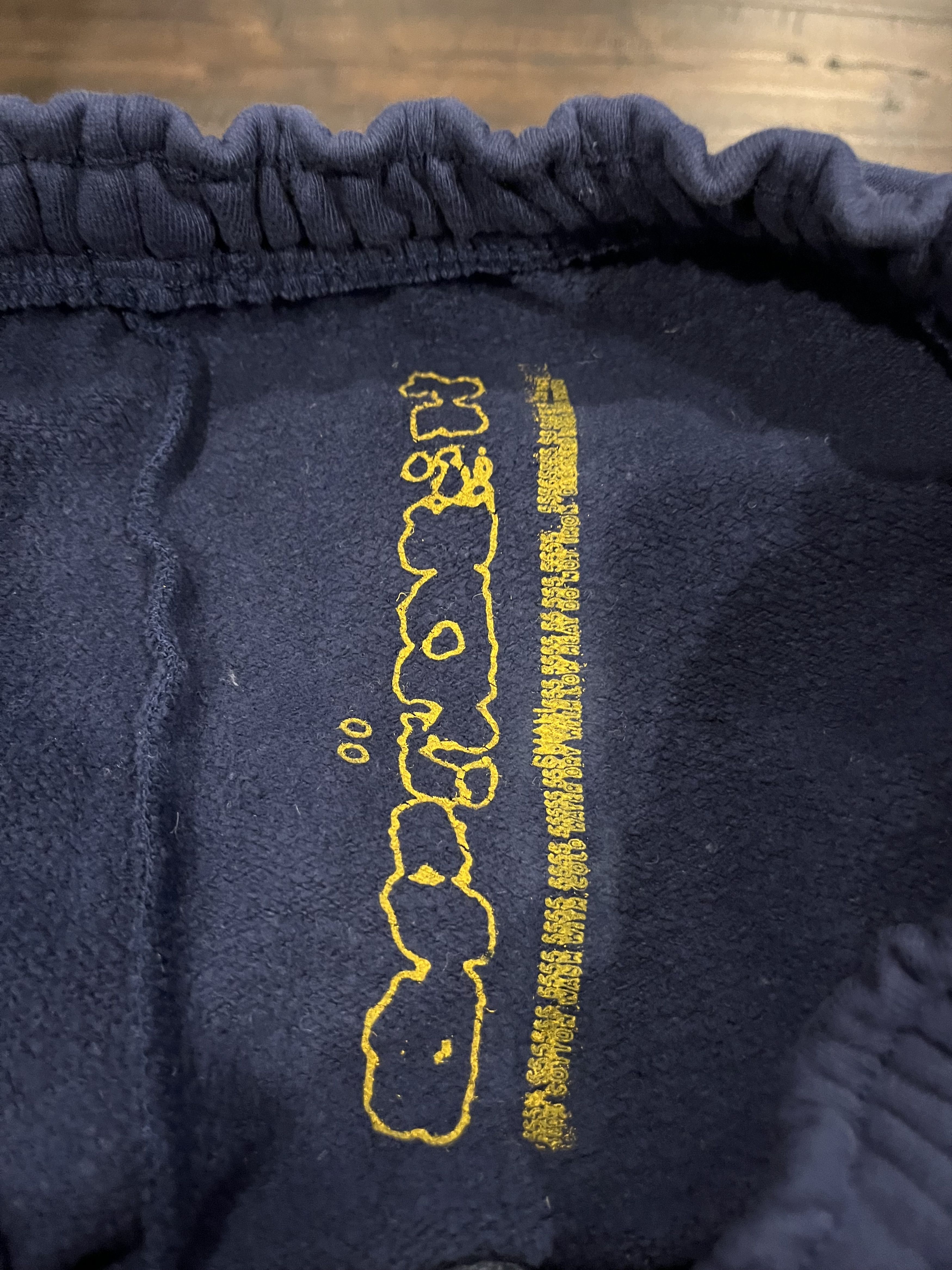 Spider Worldwide Navy Angel Number Sweats | Grailed