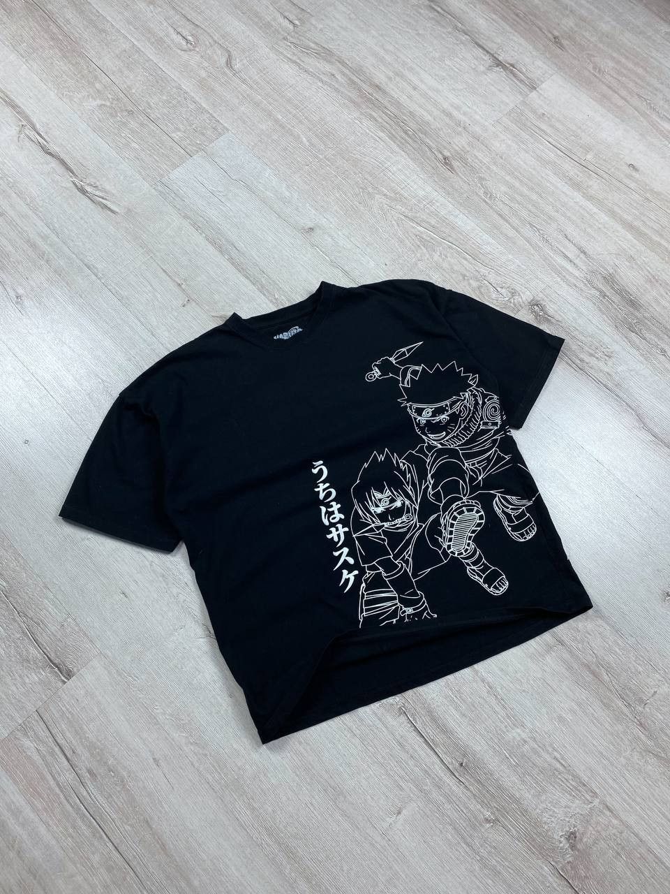 Anima × Streetwear × Vintage NARUTO UZUMAKI Boxy Fit Big Logo Tee 2002 ...
