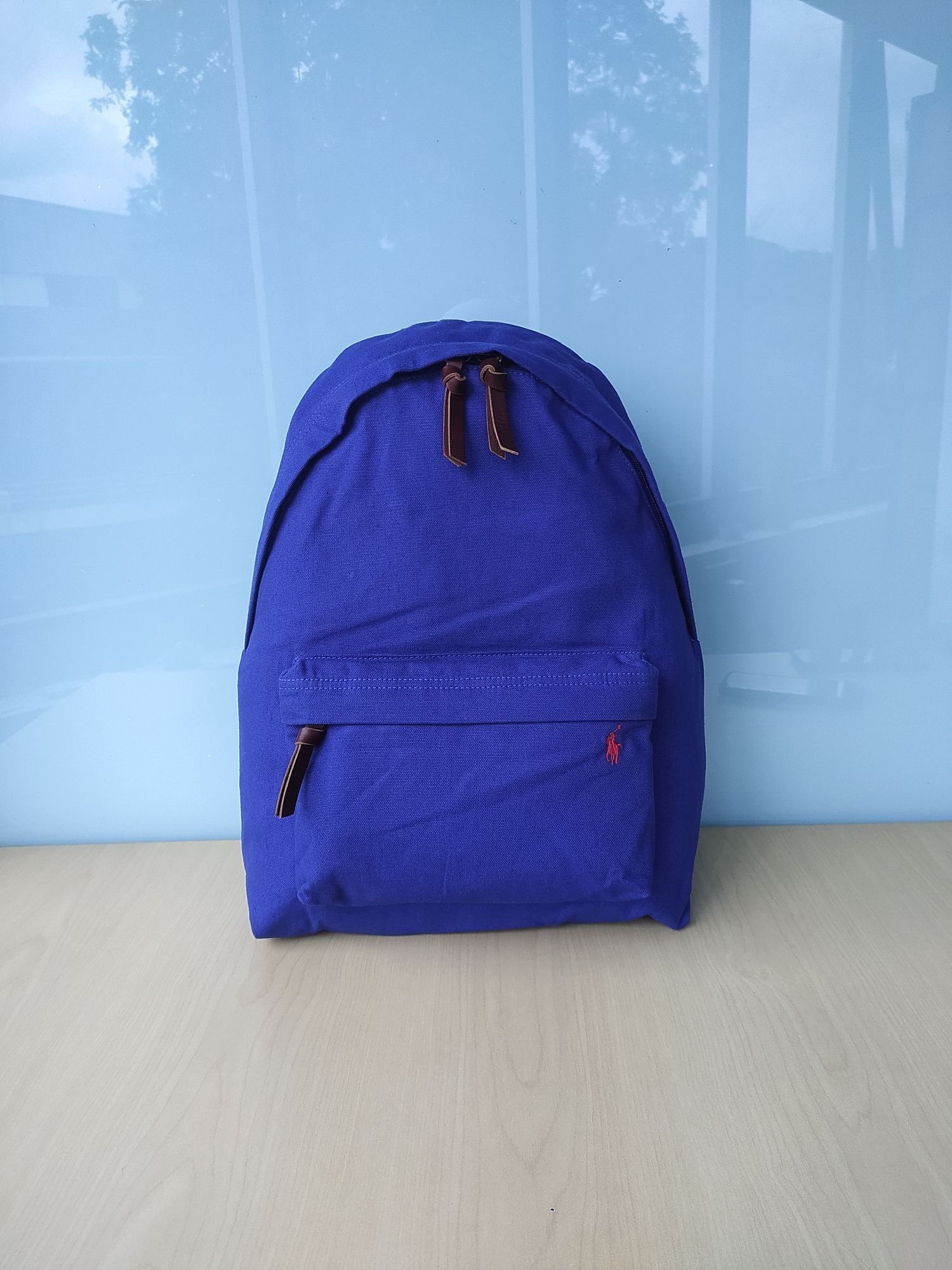 Polo Ralph Lauren Polo Ralph Lauren Blue Canvas Backpack | Grailed