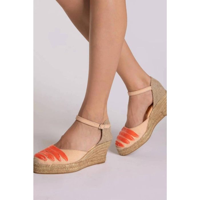 Penelope Chilvers Mary Jane Dali Espadrille In Apricot | Grailed