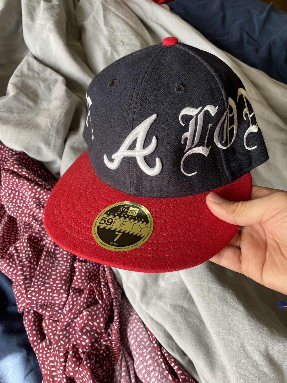 New Era × Vlone Vlone Atlanta fitted hat w embroidery | Grailed