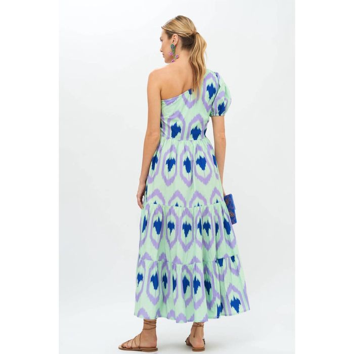 Oliphant One Shoulder Maxi Dress In Odisha Green | Grailed