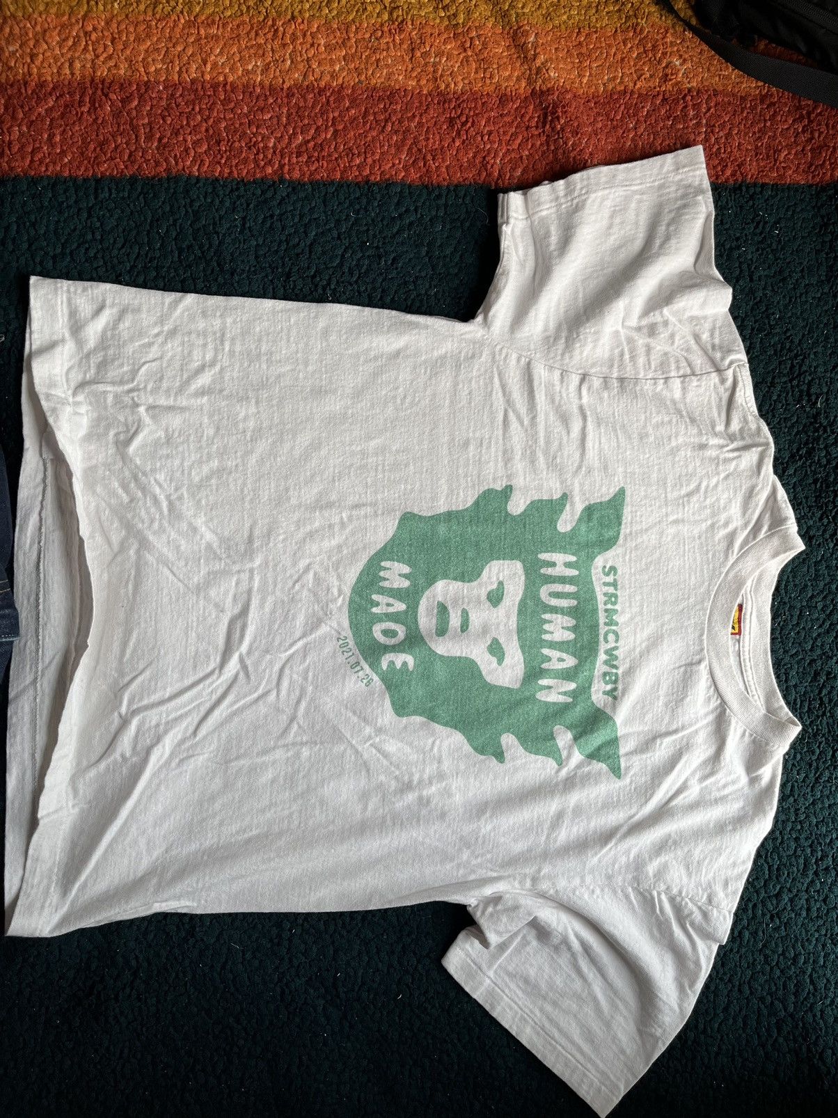 Human Made Plain Human Made Green Logo Tee | Grailed