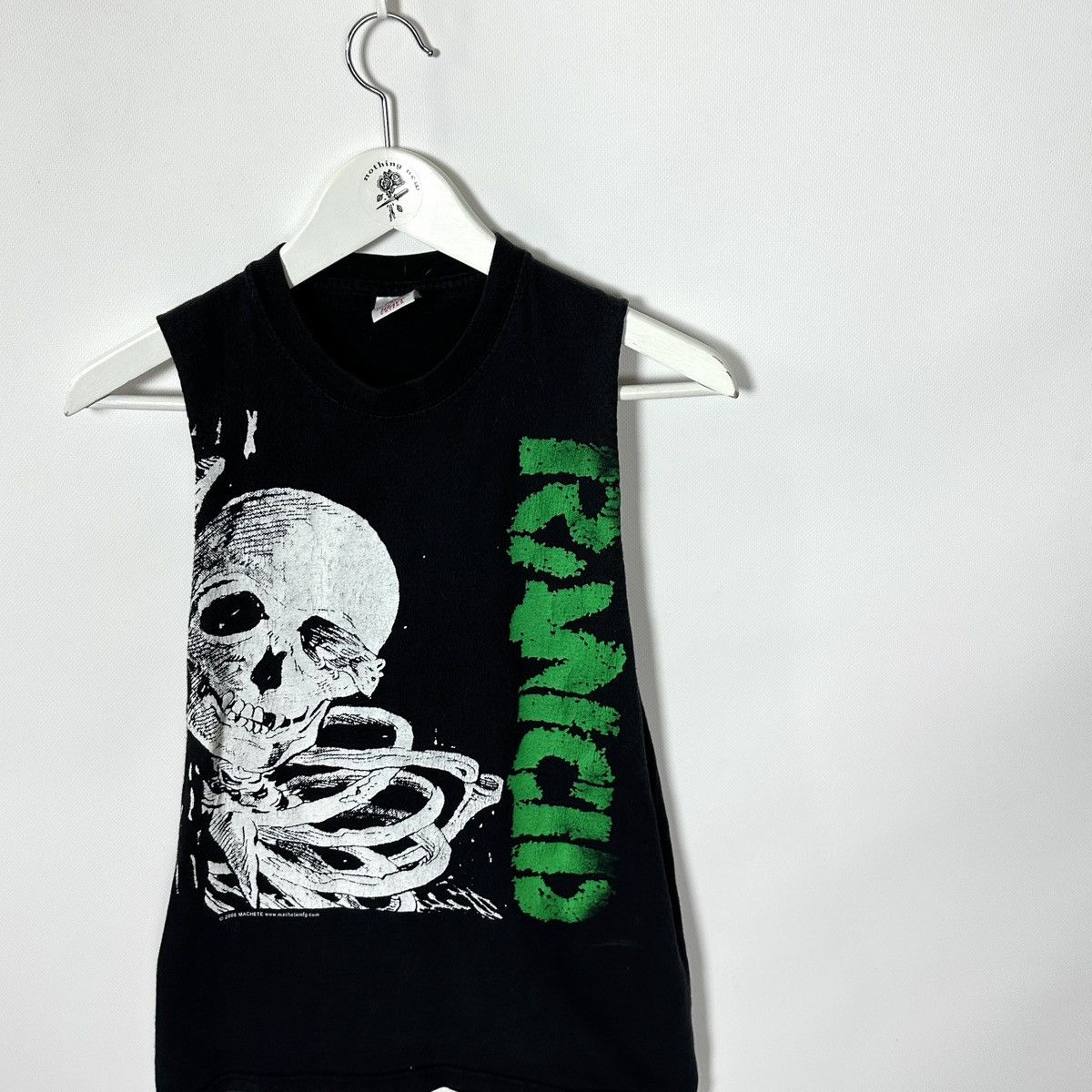 Vintage Vintage 00s Rancid Punk Rock Tee Machete 2006 Y2k Skull Og