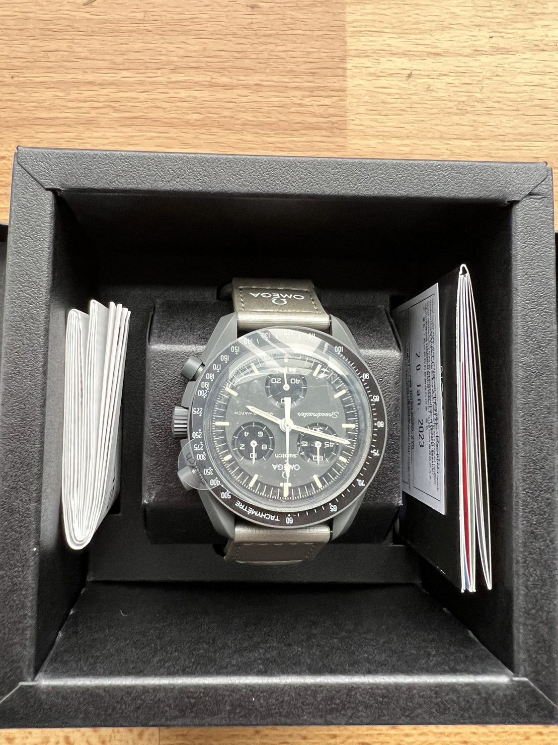 Swatch Swatch x Omega Bioceramic Moonswatch Mission to Mercury | Grailed