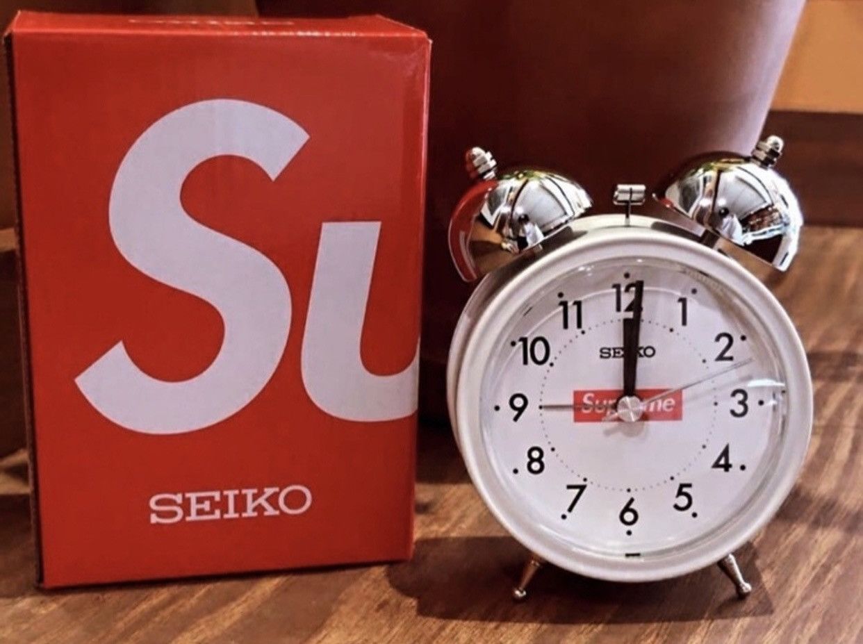 Streetwear × Supreme × Vintage Supreme Seiko Alarm Clock | Grailed