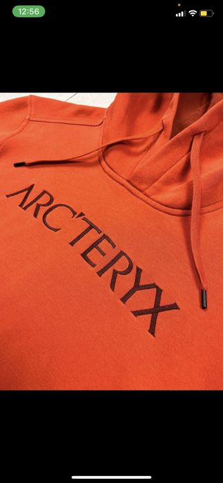 Arc'Teryx Arcteryx big logo orange hoodie | Grailed Arc'Teryx Arcteryx big logo orange hoodie | Grailed