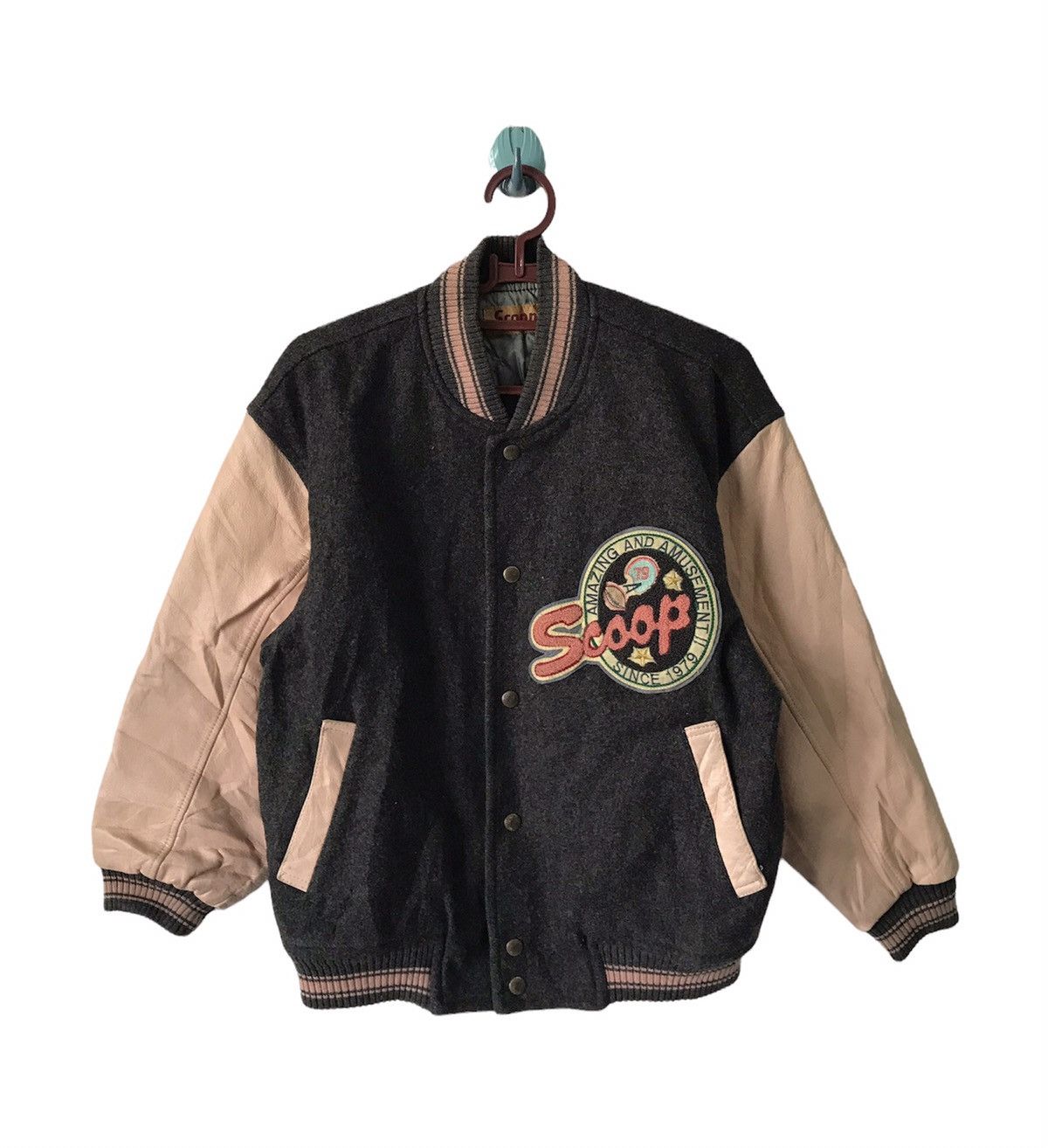 Japanese Brand × Varsity Jacket × Vintage 💥Steals💥Vtg Scoop Varsity ...