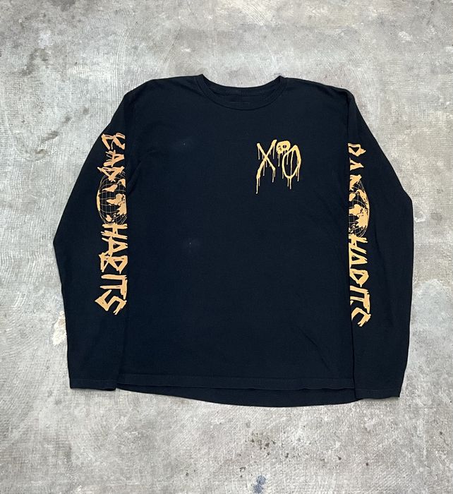 The Weeknd NAV BAD HABITS TOUR MERCH LONGSLEEVE | Grailed