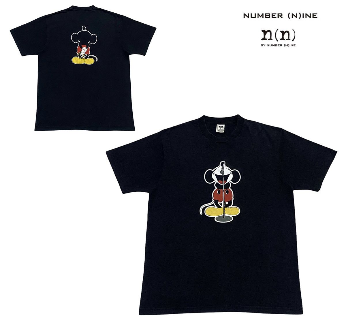 Number (N)ine Number Nine x Mickey Mouse Iconic Liam Gallagher Oasis ...