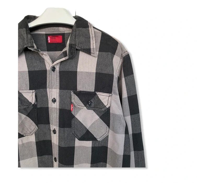 Flannel × Levi's Vintage Clothing × Streetwear Levi’s Red Tab Plaid ...