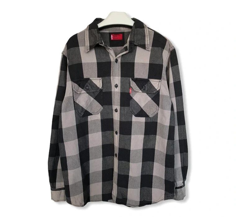 Flannel × Levi's Vintage Clothing × Streetwear Levi’s Red Tab Plaid ...