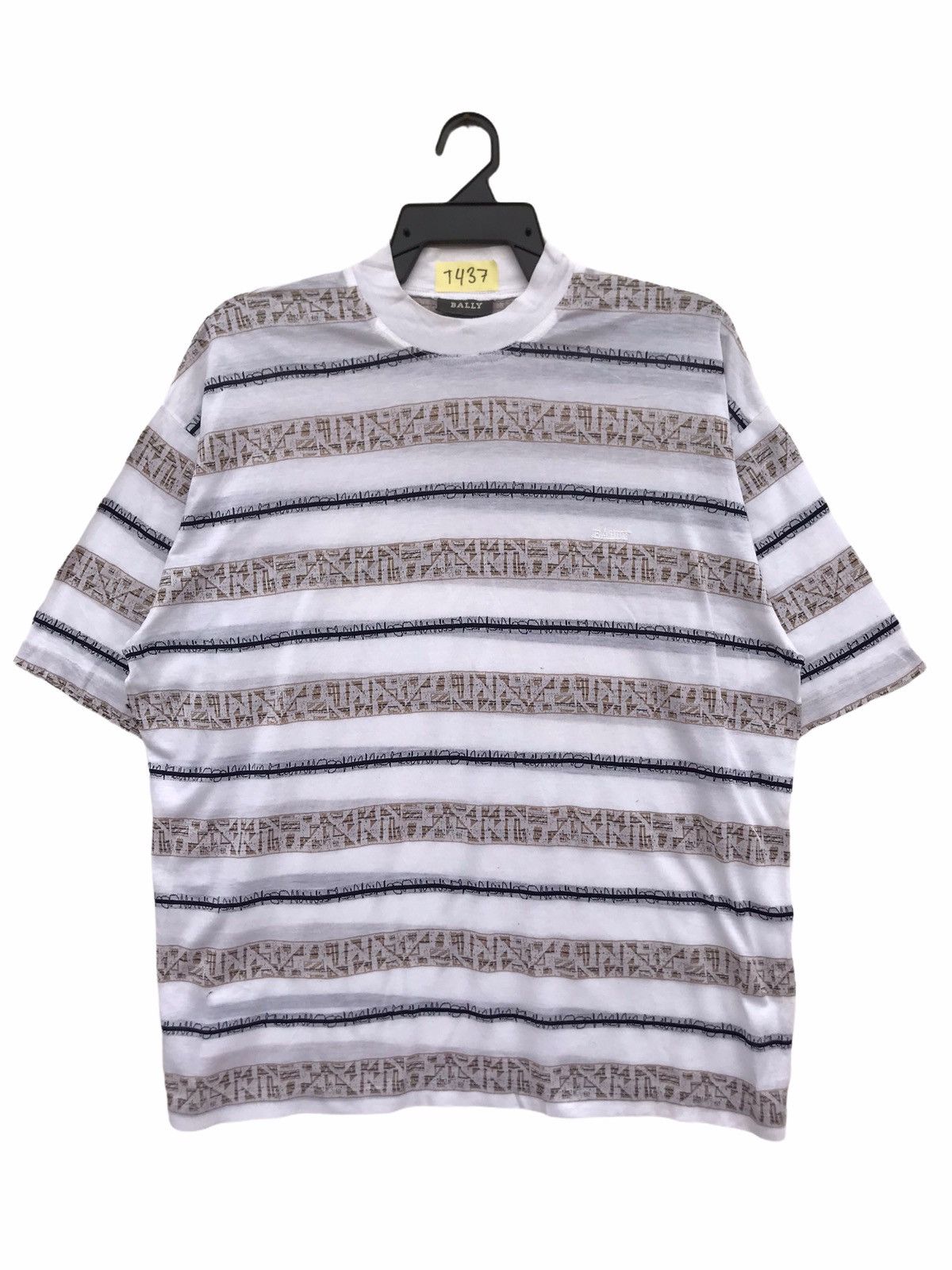 Bally × Vintage Vintage Bally Made in Italy Stripe Tees | Grailed
