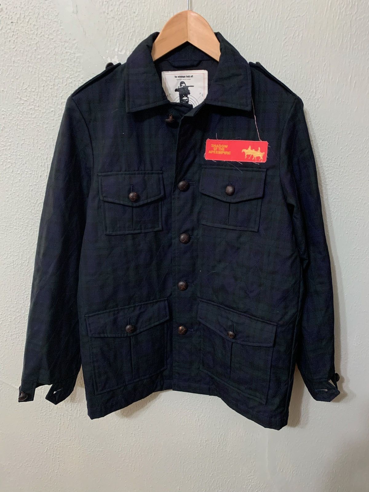 Vintage Bape Nigo Era Y2K Plaid Shadow of Ape Empire Jacket | Grailed