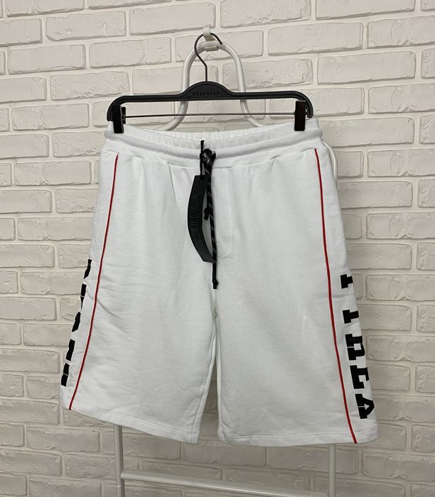 Pyrex Vision BNWT Pyrex Vision Shorts Virgil Abloh White Big Logo Size ...