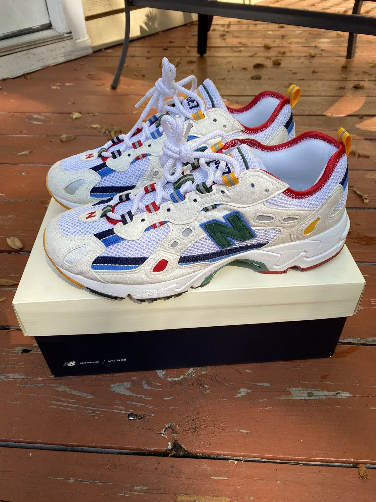 New Balance Aime Leon Dore New Balance 827 white | Grailed