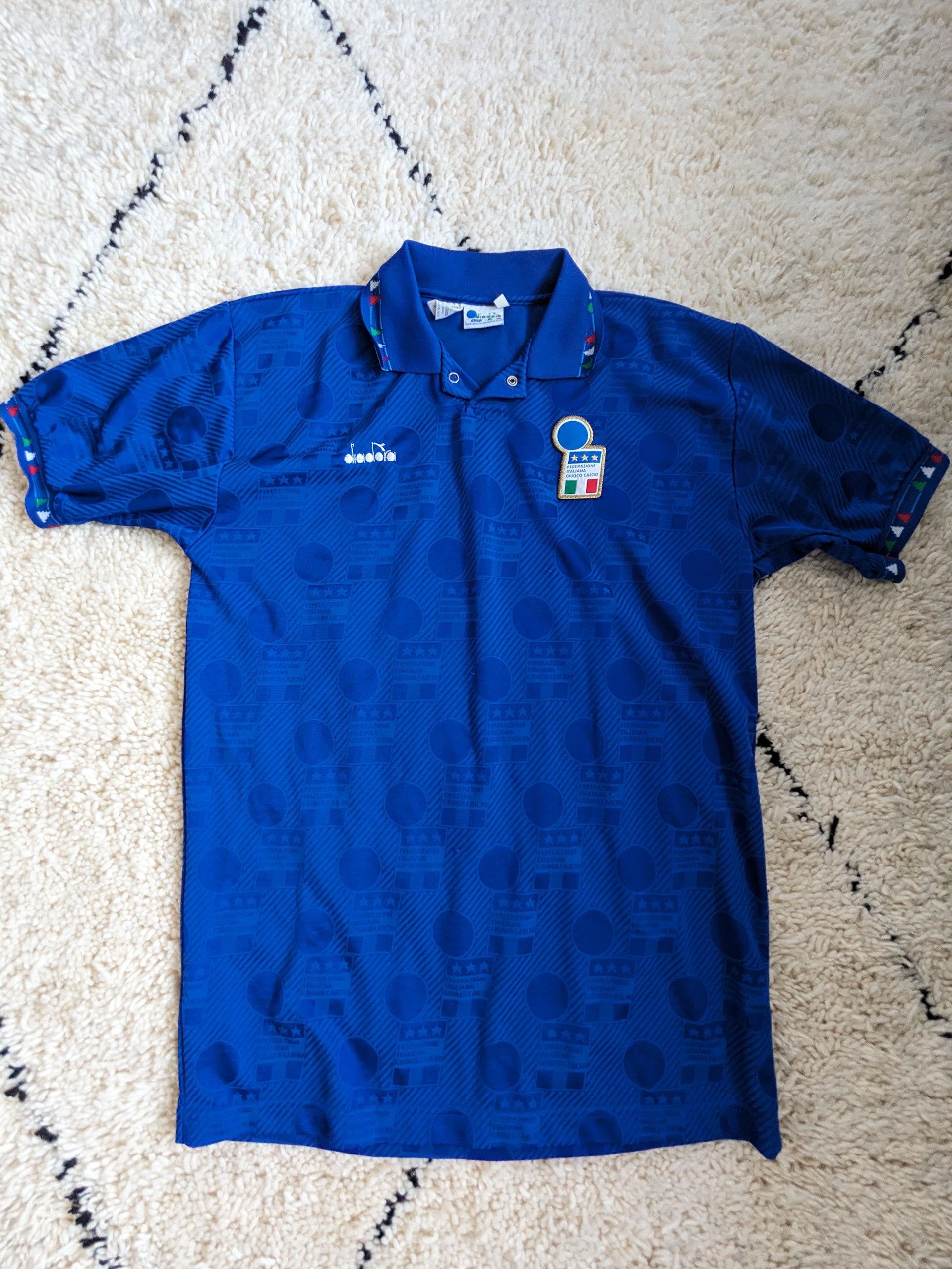 Diadora Vintage Italy 1994 Diadora world cup Azzurri soccer jersey ...
