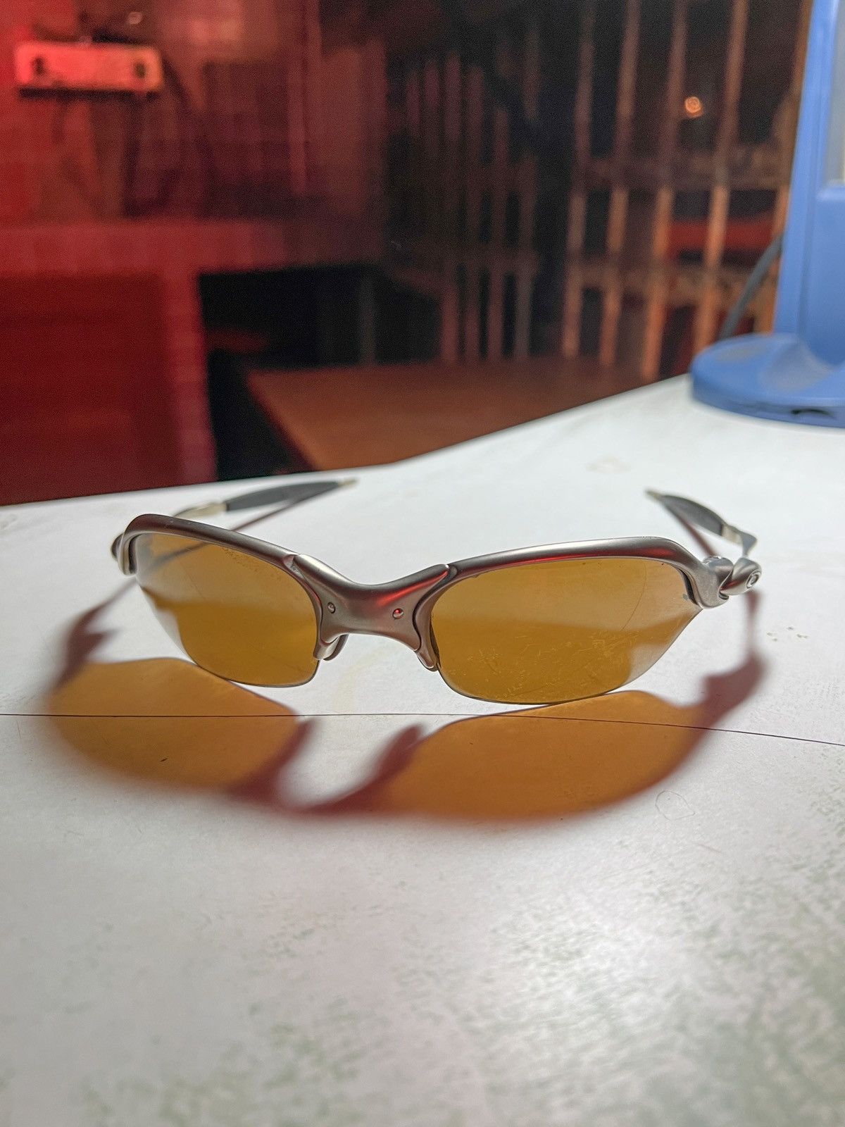 Oakley Oakley Metal-X Romeo 2 Glasses Plasma Frame Gold Iridium | Grailed