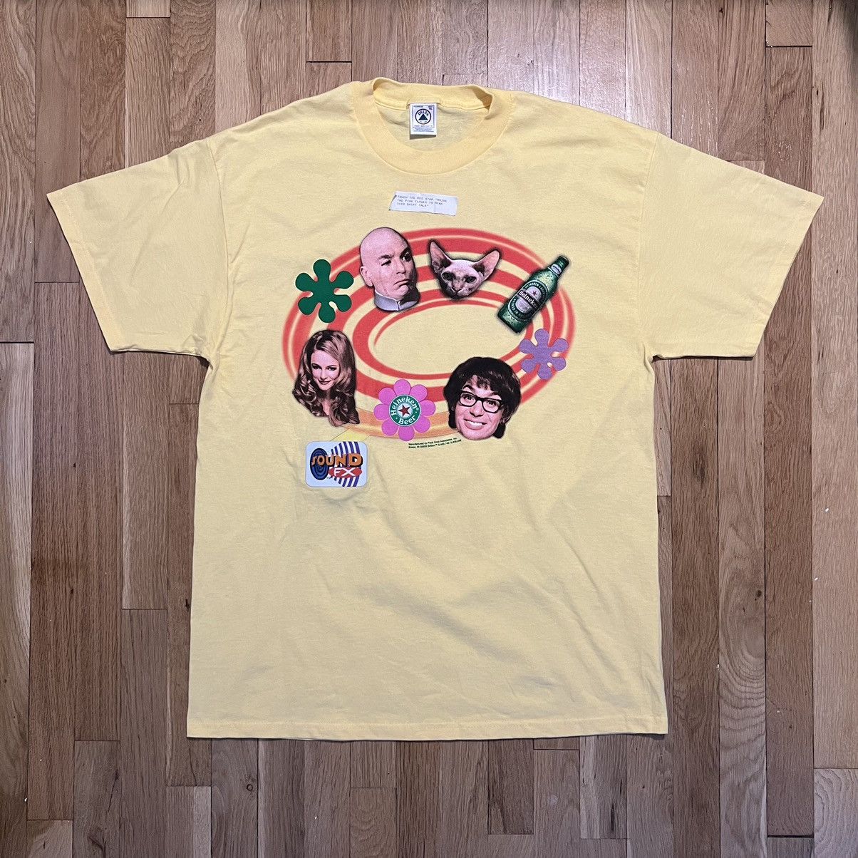 Vintage Vintage Austin Powers Heineken T Shirt XL Movie Rare | Grailed