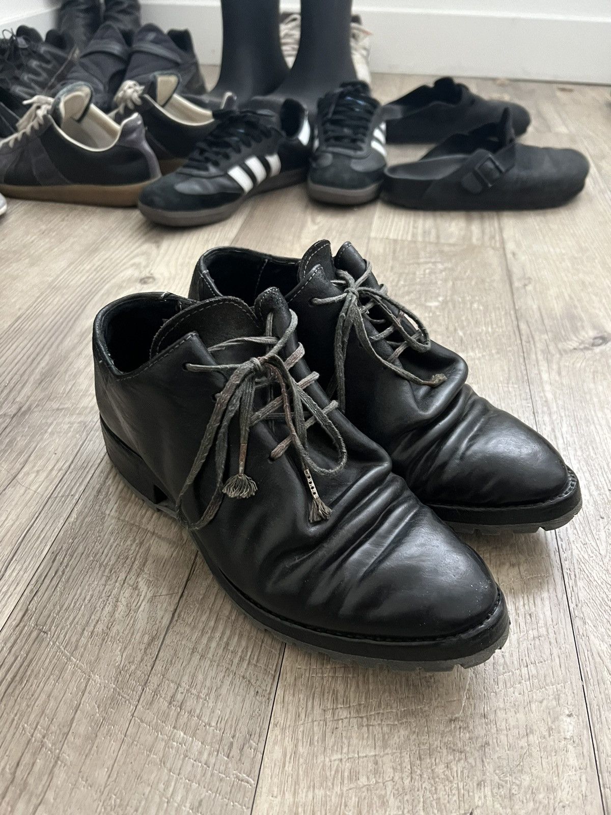 Carol Christian Poell AM/2680T CUL-PTC/10 Tank Sole Folded Derbies ...