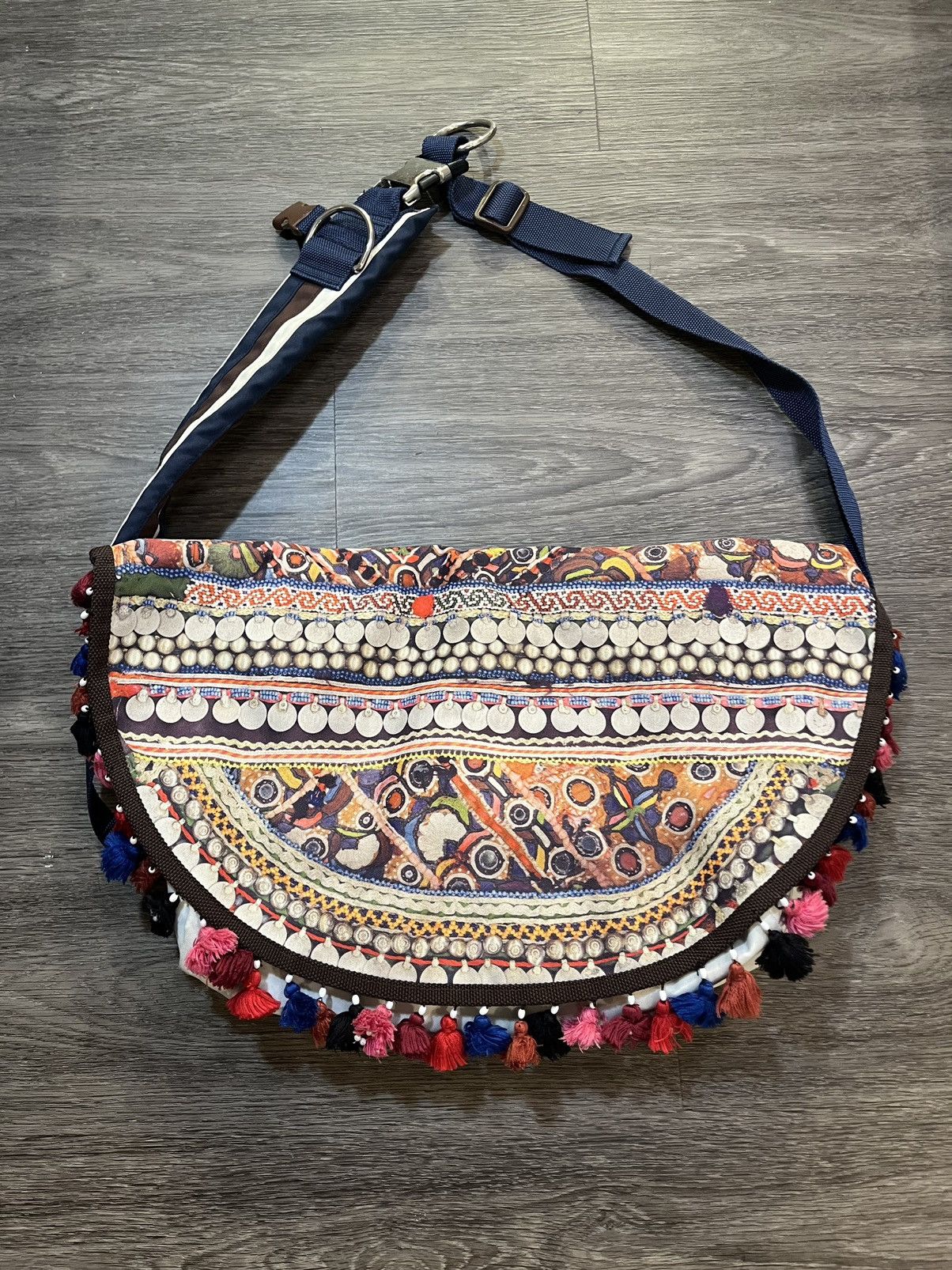 Undercover SS09 Ethnic Zozovilla Messenger Scab Bag | Grailed