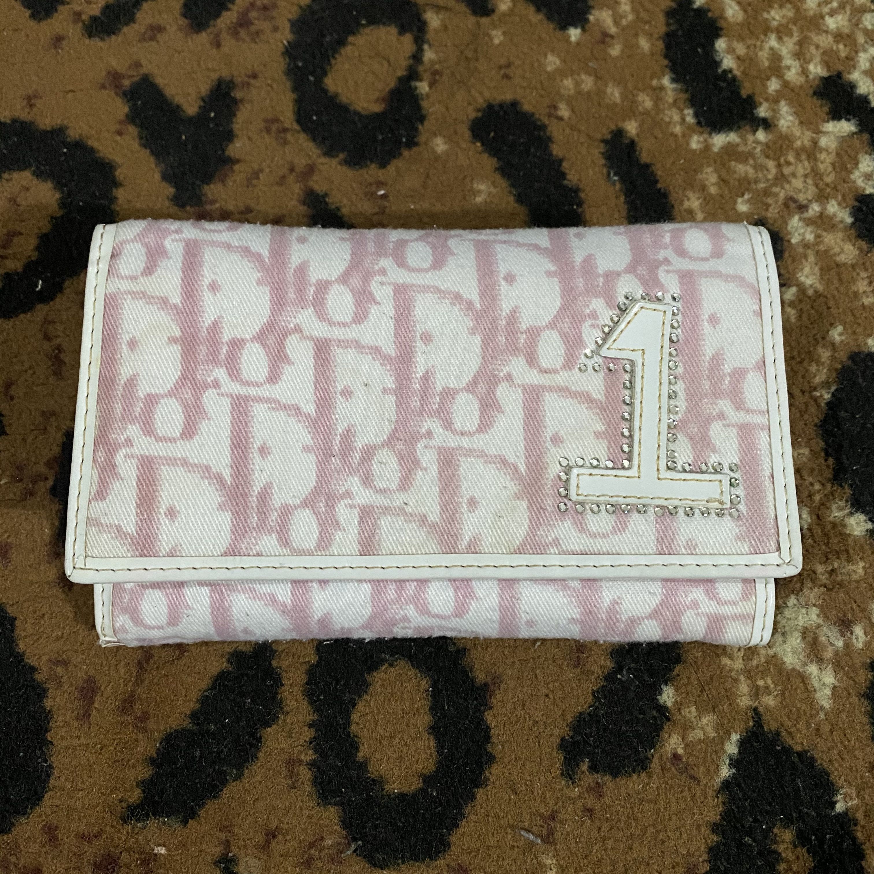 Dior Christian Dior monogram wallet | Grailed