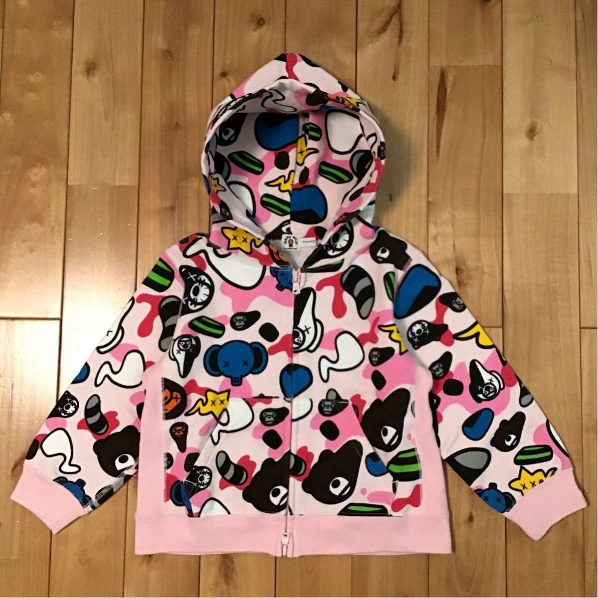 Bape BAPE × kaws milo animal kingdom zip hoodie KIDS size 110 | Grailed