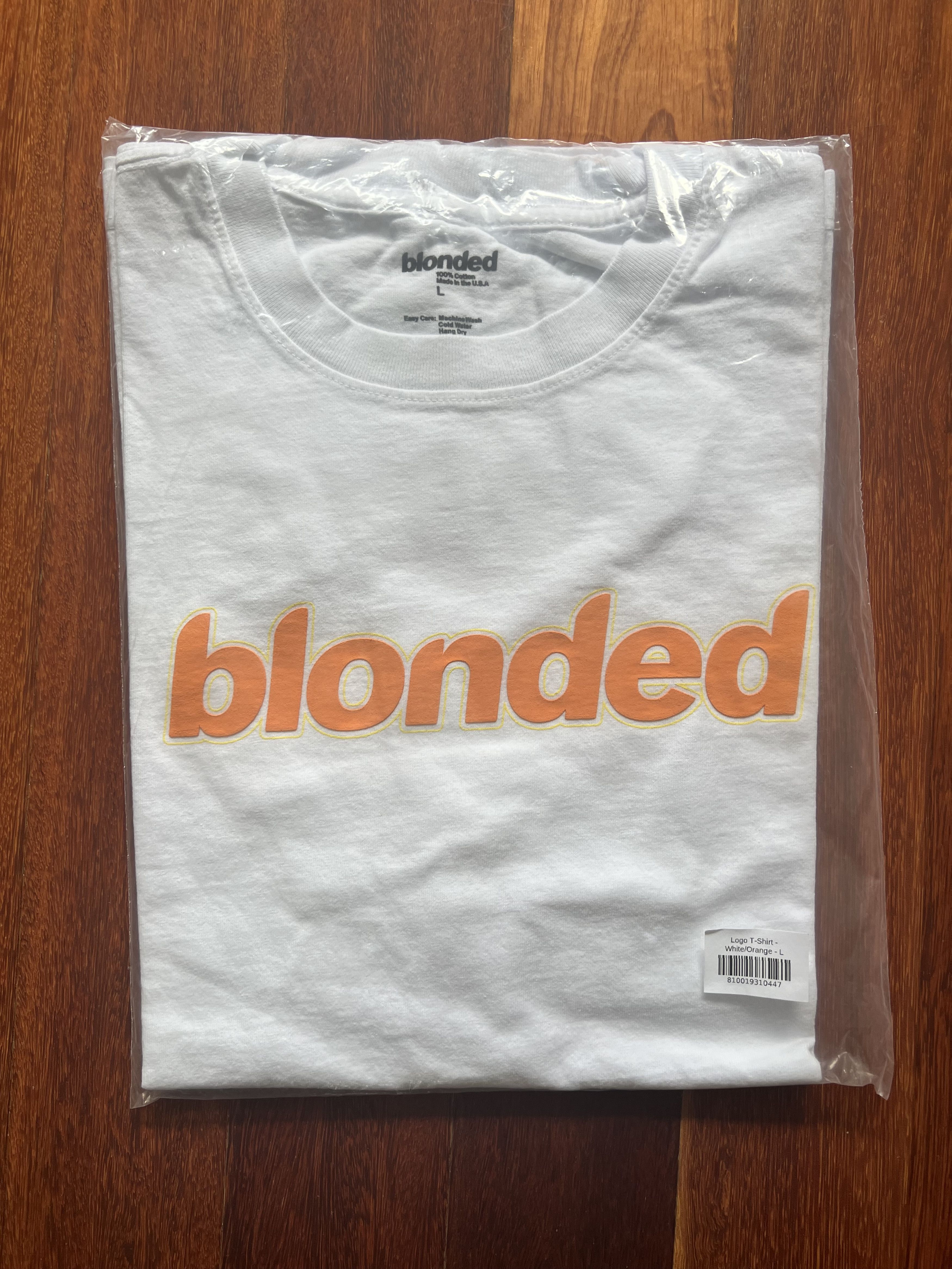 Frank Ocean 💚 Frank Ocean Blonded Logo Tee Orange | Grailed