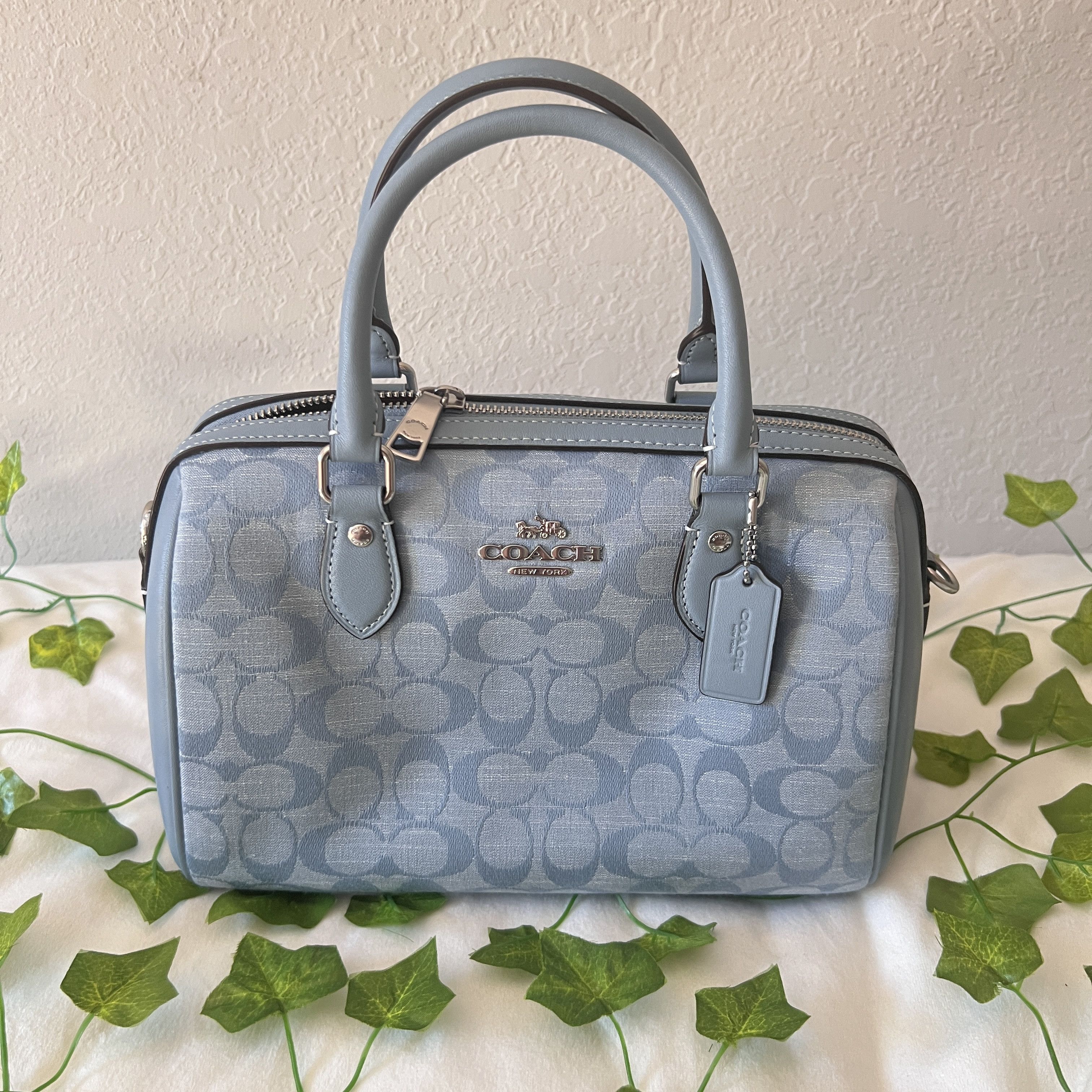 Coach coach Rowan Satchel In Signature Chambray ch141 | Grailed