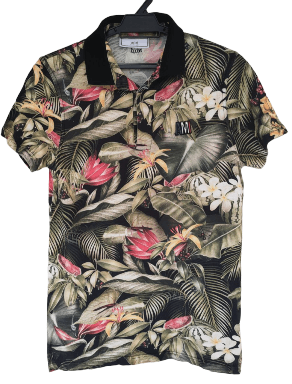 AMI 💥LAST CALL💥 AMI Alexandre Mattussi Floral Polo T | Grailed