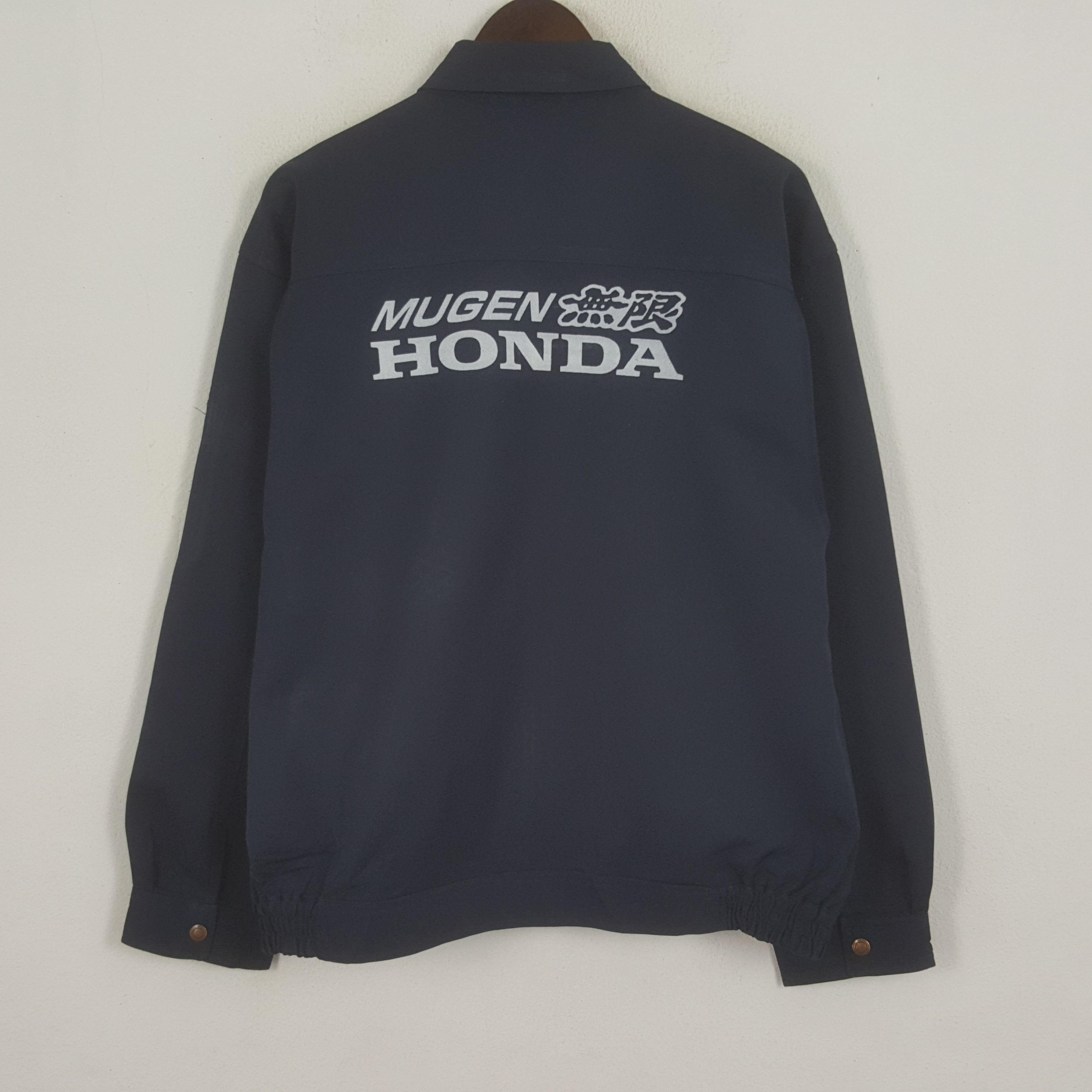 Honda × Vintage × Workers Vintage Mugen Honda Custom Art Racing zipper ...