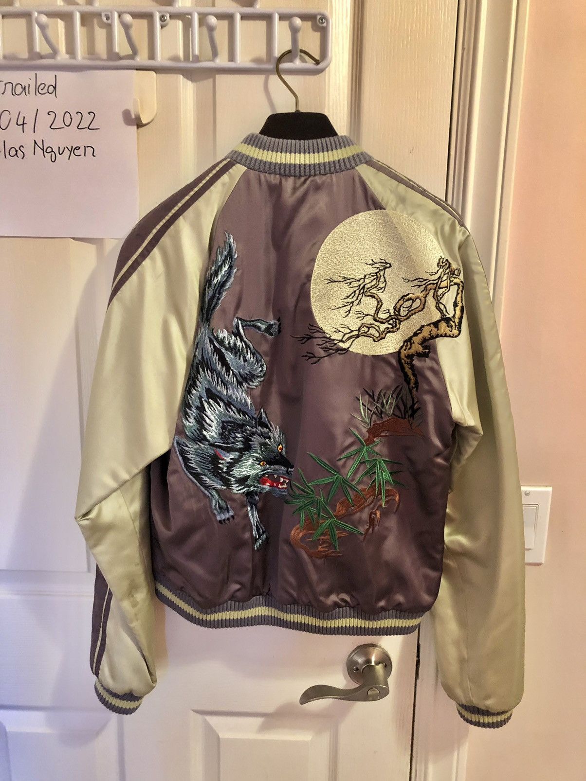 Gucci Gucci - Lone Wolf Embroidered Bomber Jacket | Grailed