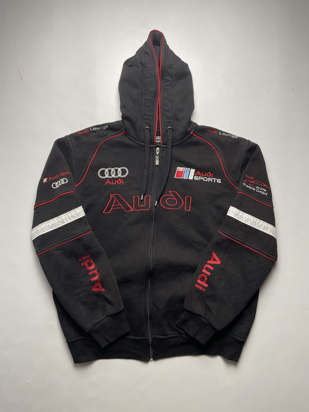 Vintage AUDI 00s Vintage big logos zip up Hoodie | Grailed