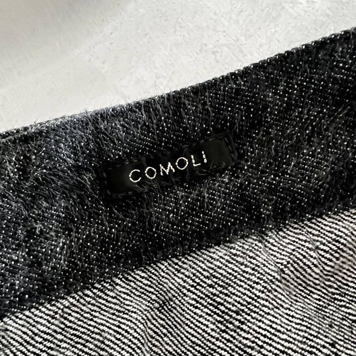 Japanese Brand 2021SS Comoli Belted Denim Pants Black/Ecru 3 | Grailed