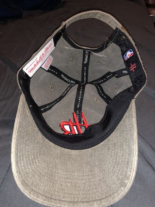 Mitchell & Ness Mitchell and Ness Houston Rockets HR Hat Washed Olive ...