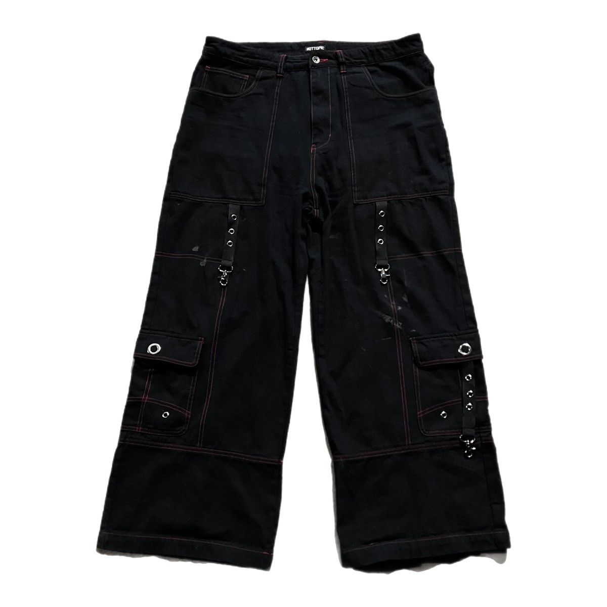 Archival Clothing × Tripp Nyc Hot Topic Baggy Bondage Cargo Pants | Grailed