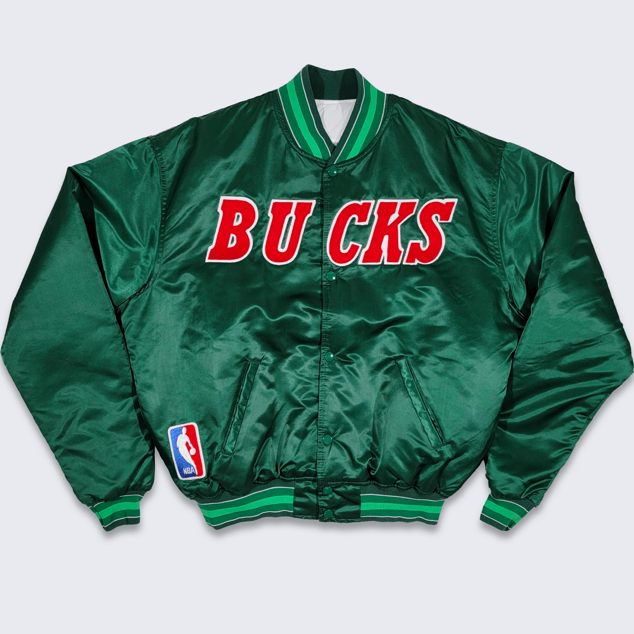Vintage Milwaukee Bucks Vintage 80s Starter Satin Bomber Jacket | Grailed