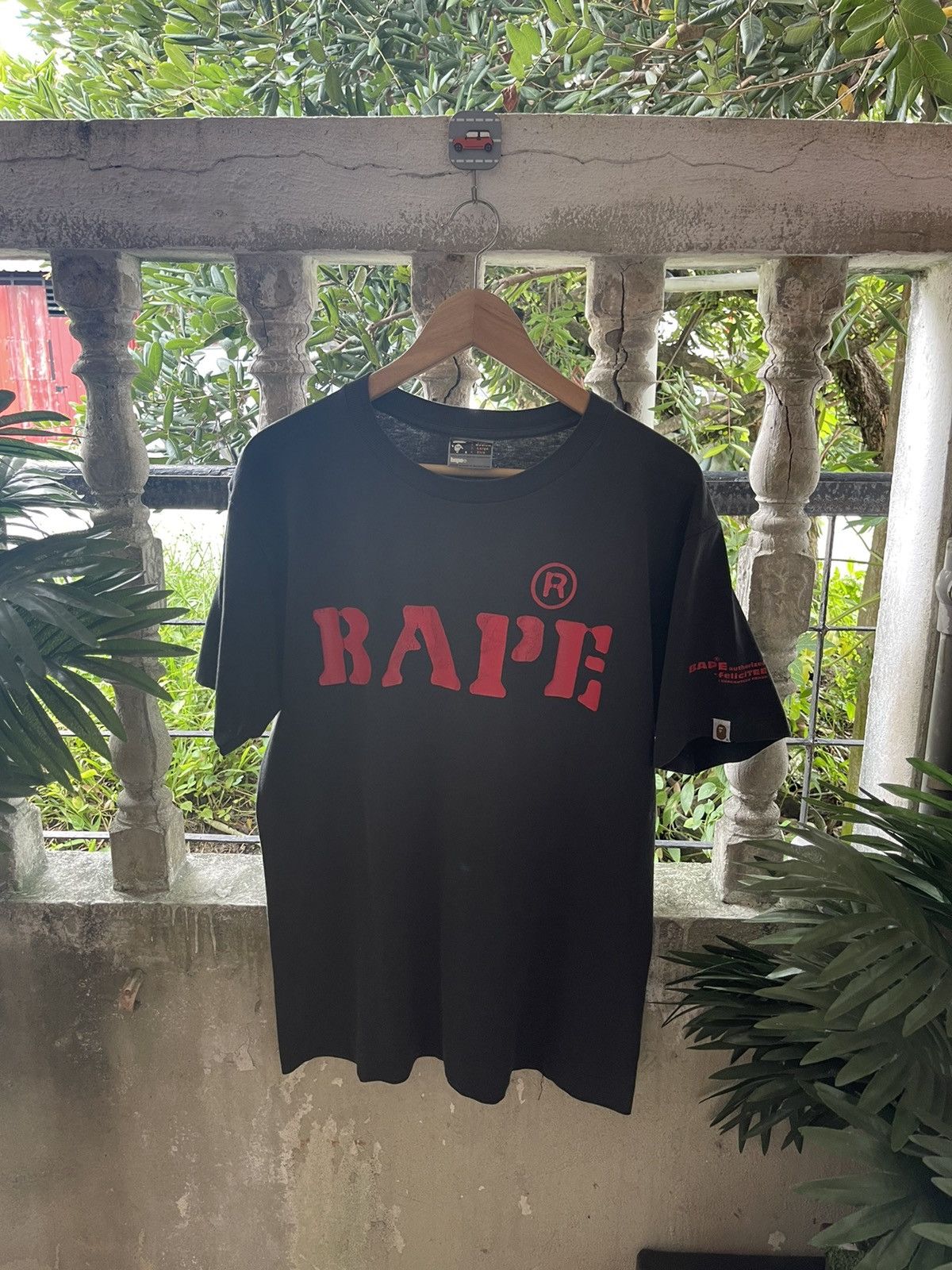 Bape × Vintage Bape Stencil Tee | Grailed